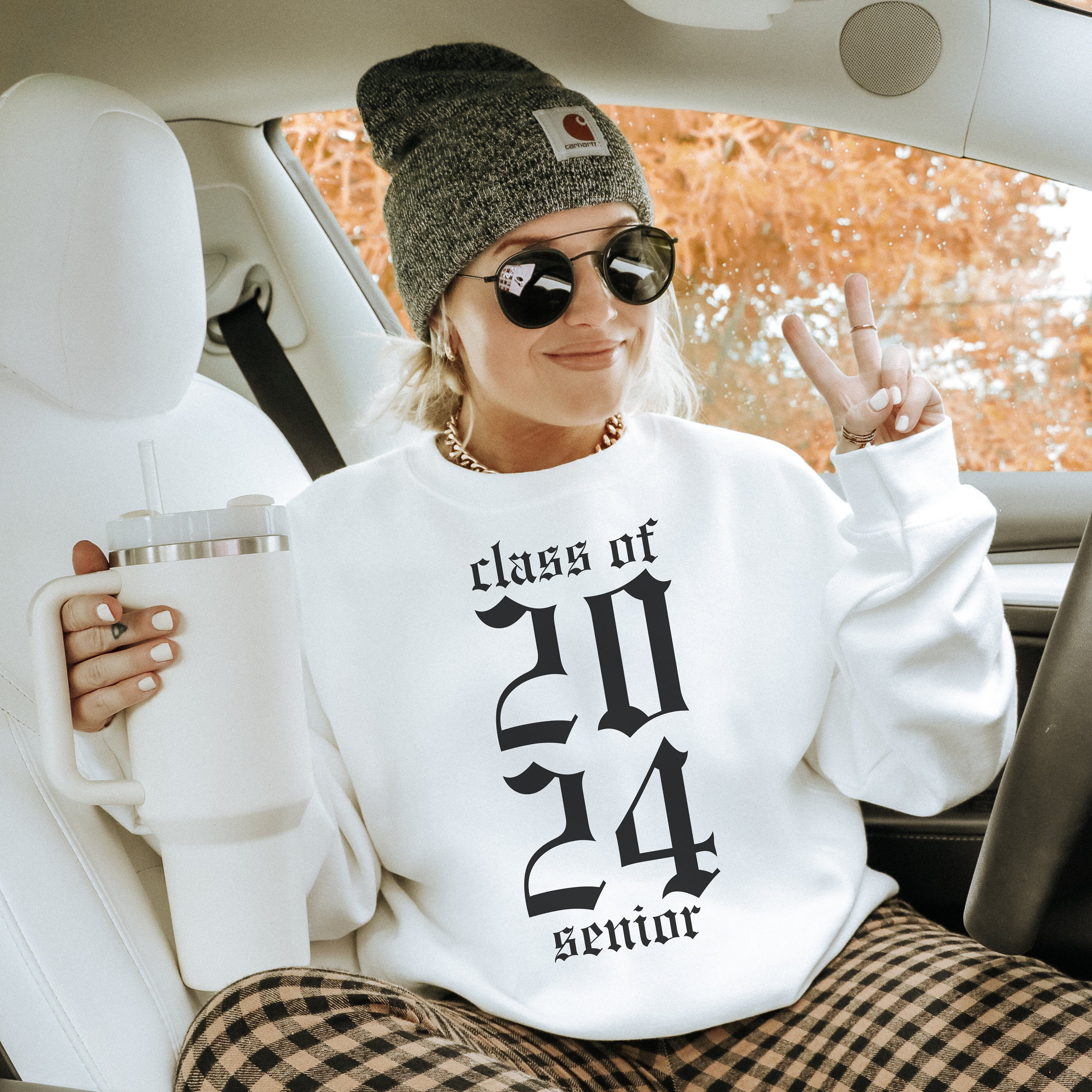 COMFORT COLORS Class of 2024 Senior Sweatshirt Senior 2024 - Etsy