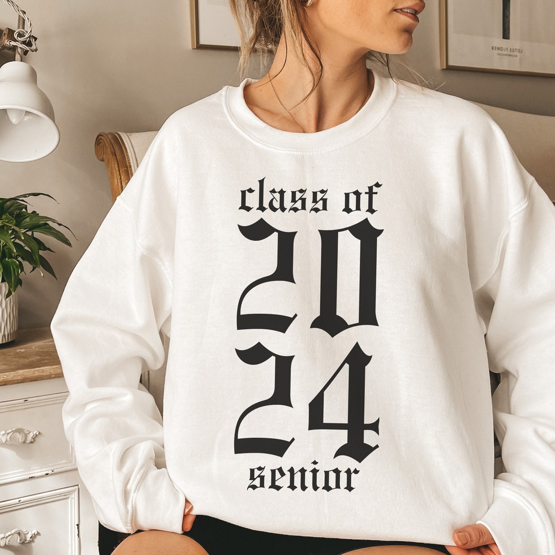 COMFORT COLORS Class of 2024 Senior Sweatshirt Senior 2024 - Etsy
