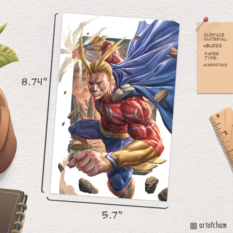 Anime Pro Hero, BNHA Art Print , Anime Art Print, Class 1A, Anime Small ...