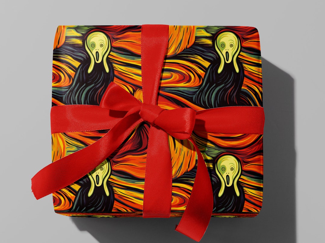 The Scream Gift Wrap, Munch Wrapping Paper - Etsy