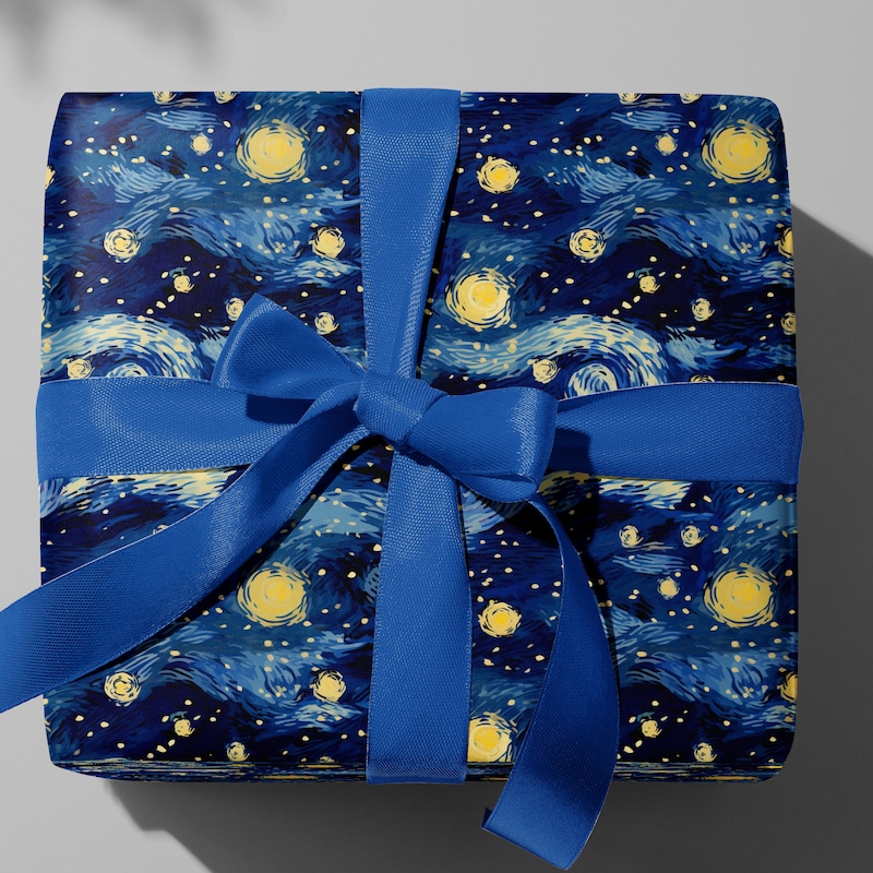 Starry Night Paper - Etsy