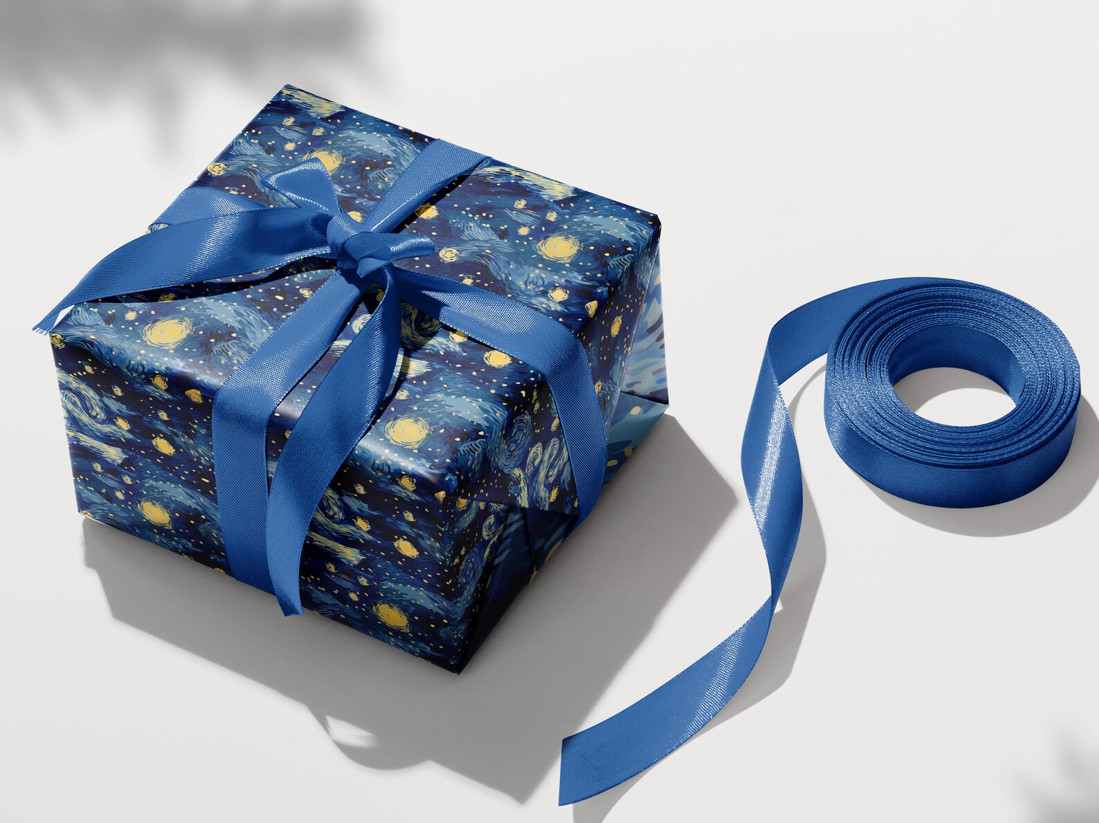 Van Gogh Starry Night Wrapping Paper, Art Gift Wrap - Etsy