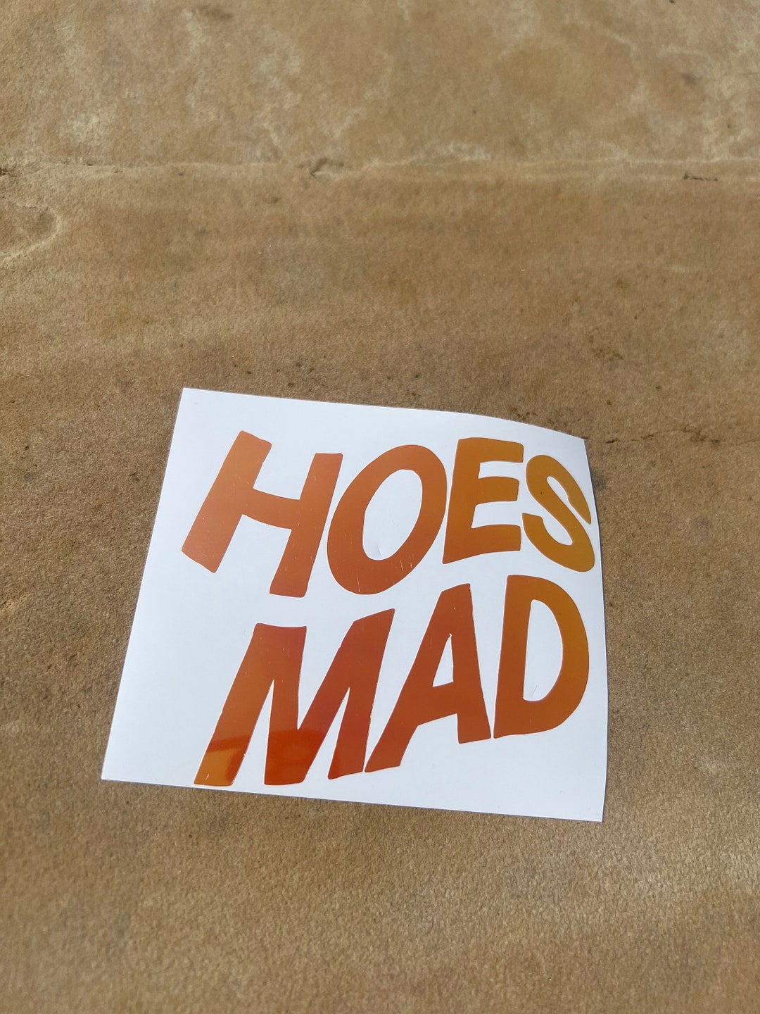 Hoes Mad Decal - Etsy