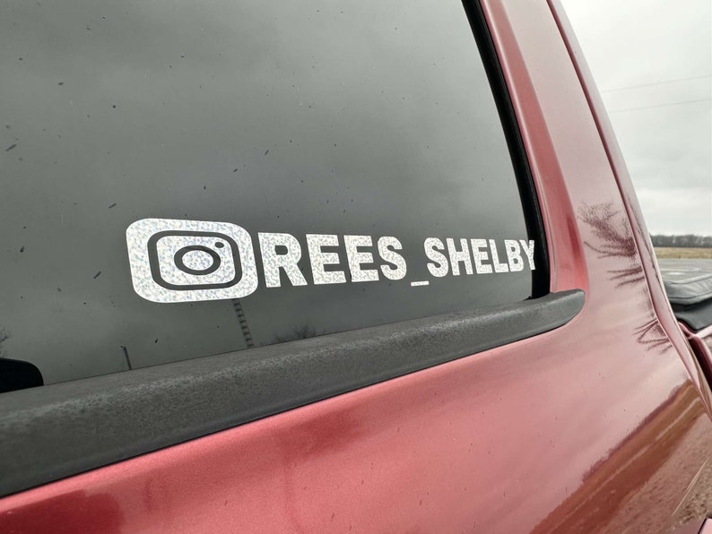 Custom Instagram Decals - Etsy