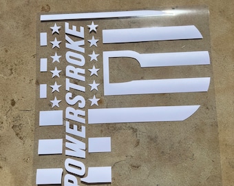 Diesel Powerstroke Truck Decal Sticker F250 F350 Truck Window - Etsy