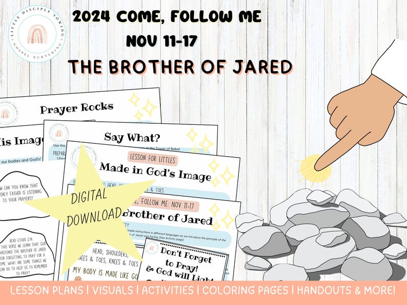 Come Follow Me 2024|nov 11-17|brother of Jared Lesson & Activities ...
