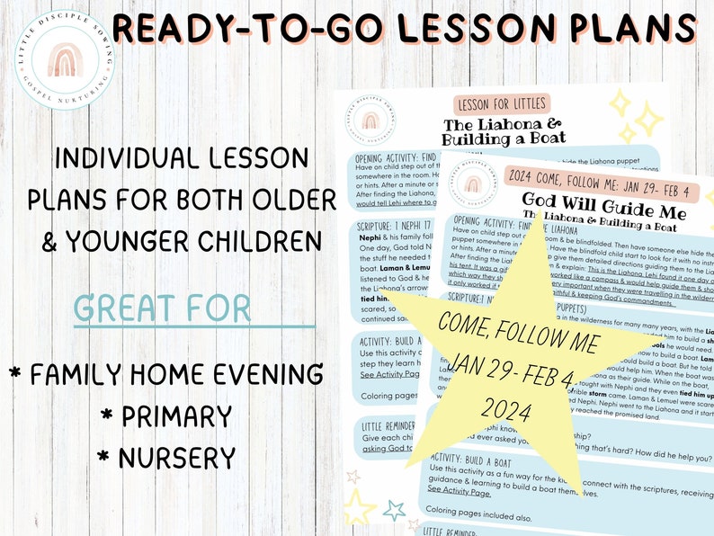 Come Follow Me 2024 |jan 29- Feb 4|god Will Guide Me Lesson ...