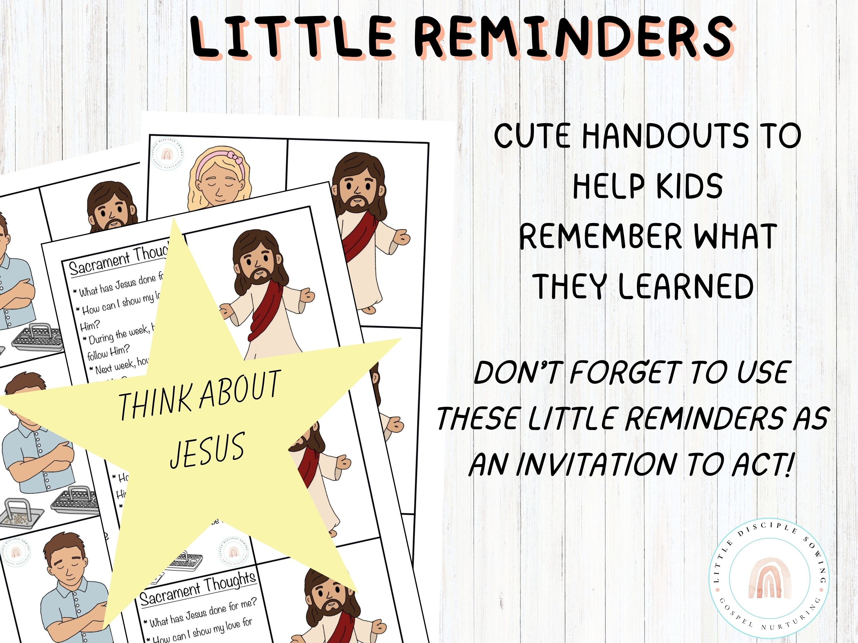 Come Follow Me 2024|oct 7-13|the Sacrament Lesson & Activities|christ ...