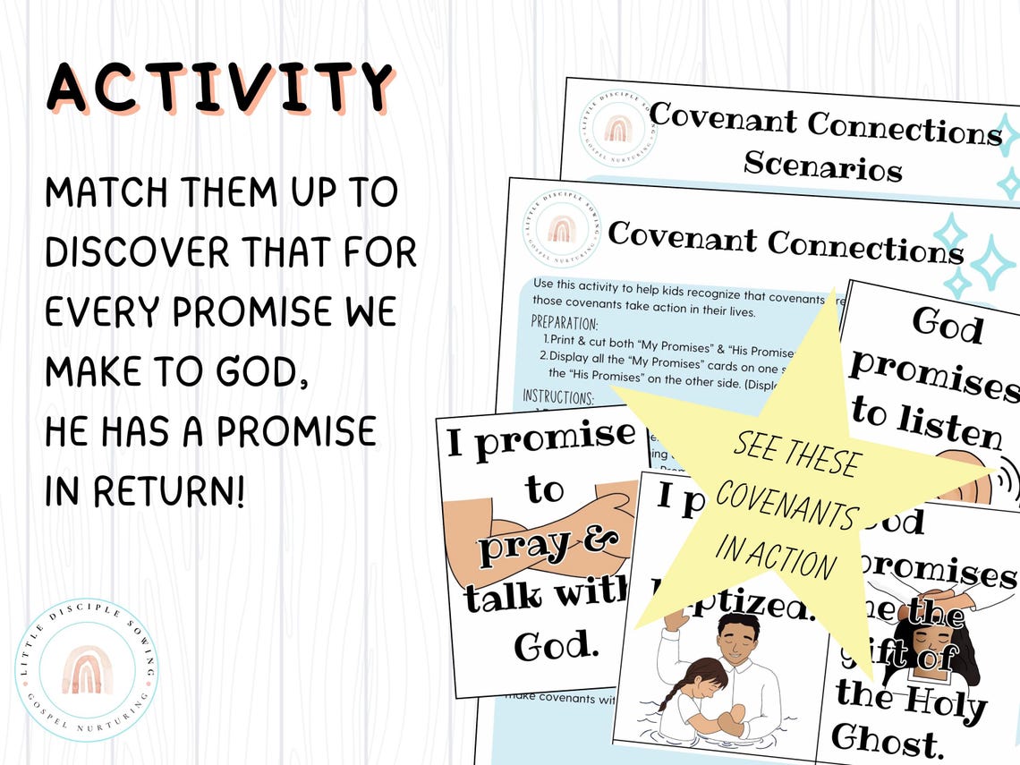 Come Follow Me 2026|feb 16-22|abraham’s Covenant Lesson&activities ...