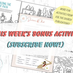 Come Follow Me 2025|jun 23-29|covenant Path Lesson/activities|doctrine ...