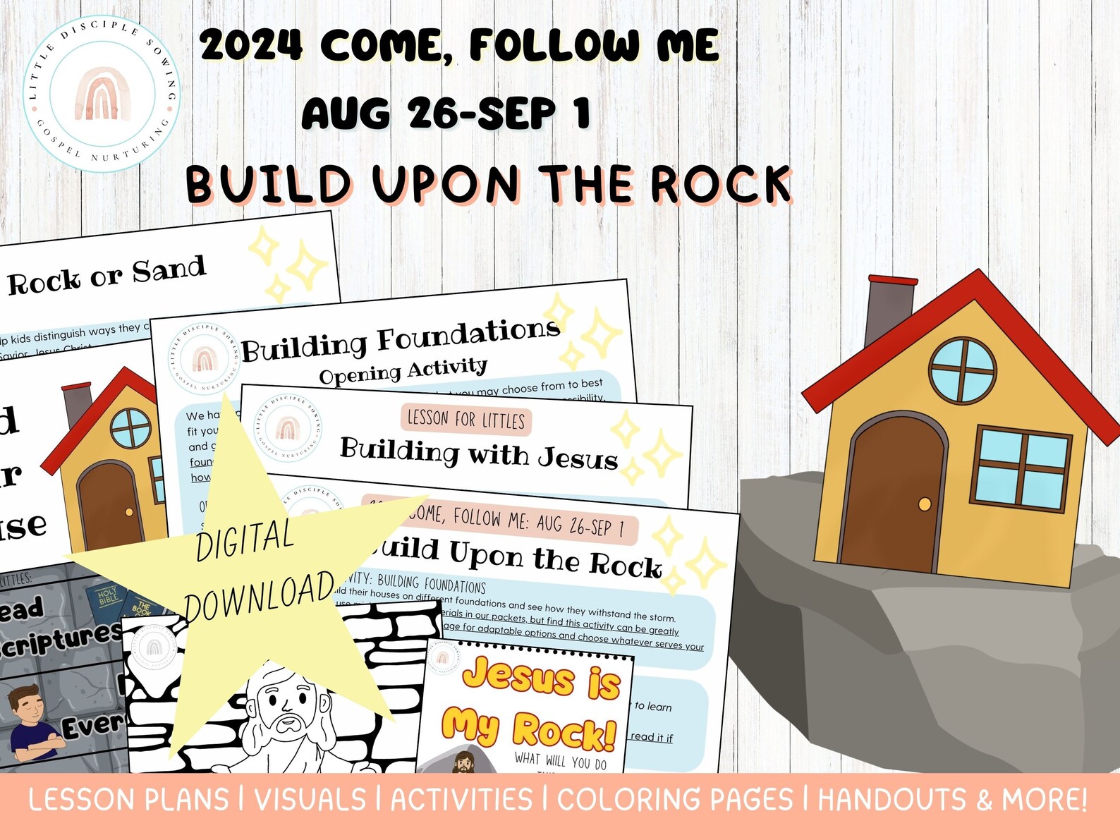 Come Follow Me 2024|aug 26-sep 1|build Upon the Rock Lesson ...