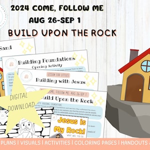Come Follow Me 2024|aug 26-sep 1|build Upon the Rock Lesson ...