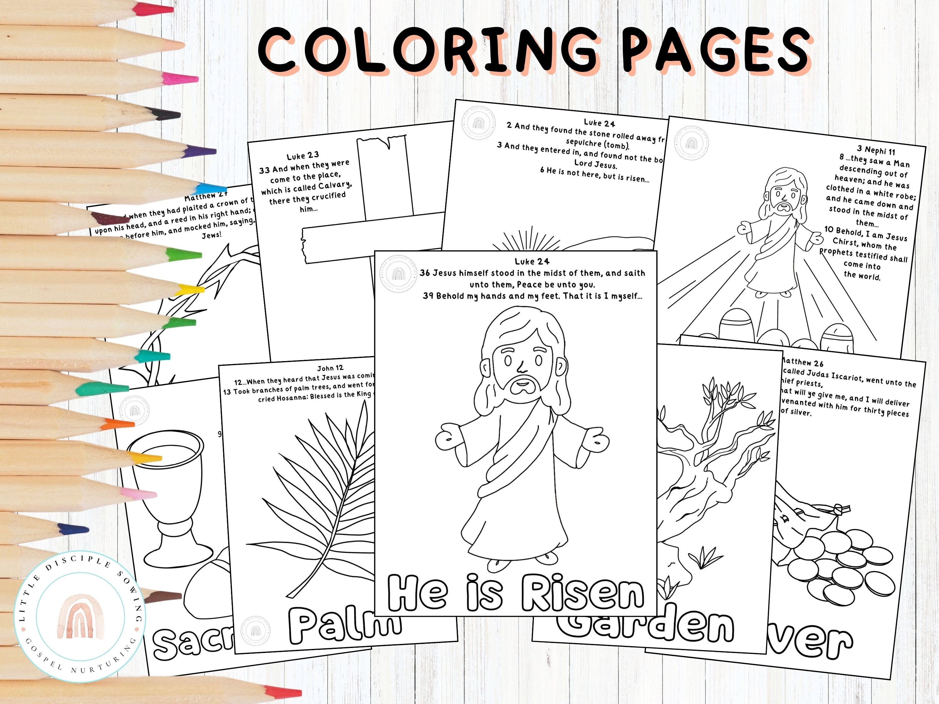 Easter Activity Bundle|easter Story Matching Games|bible & Book of ...