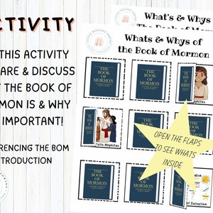 Come Follow Me 2024 |jan 1-7| the Book of Mormon Lesson & Activities ...