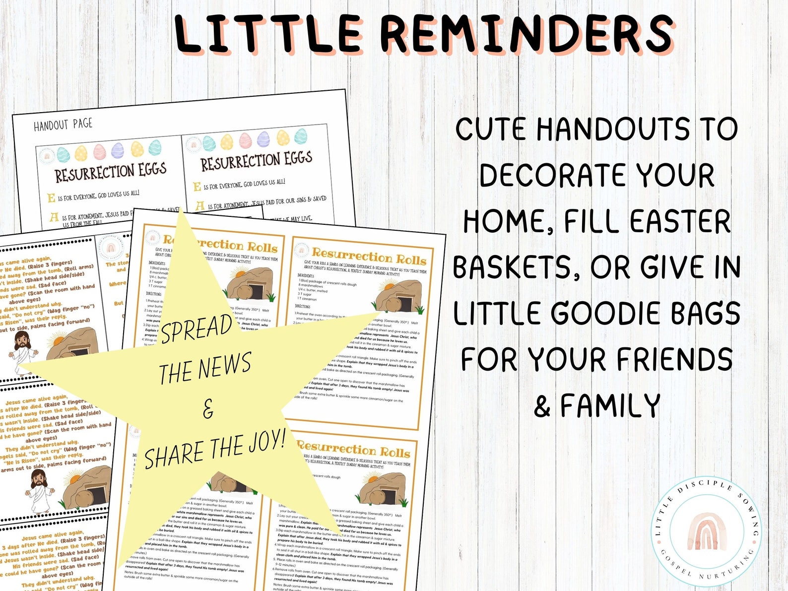 Easter Activity Bundle|easter Story Matching Games|bible & Book of ...