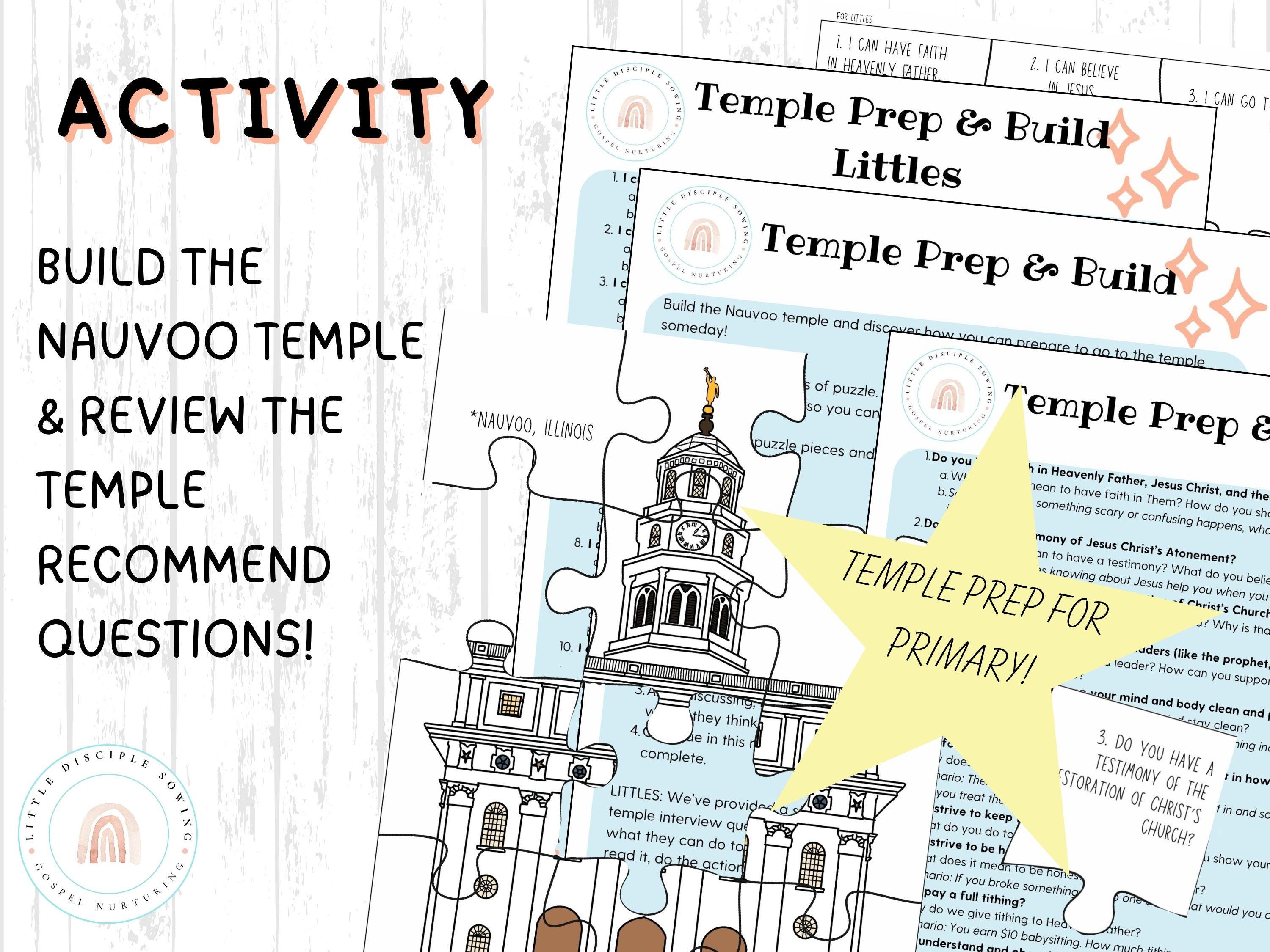 Come Follow Me 2025|oct 27-nov 2|preparing for the Temple Lesson ...