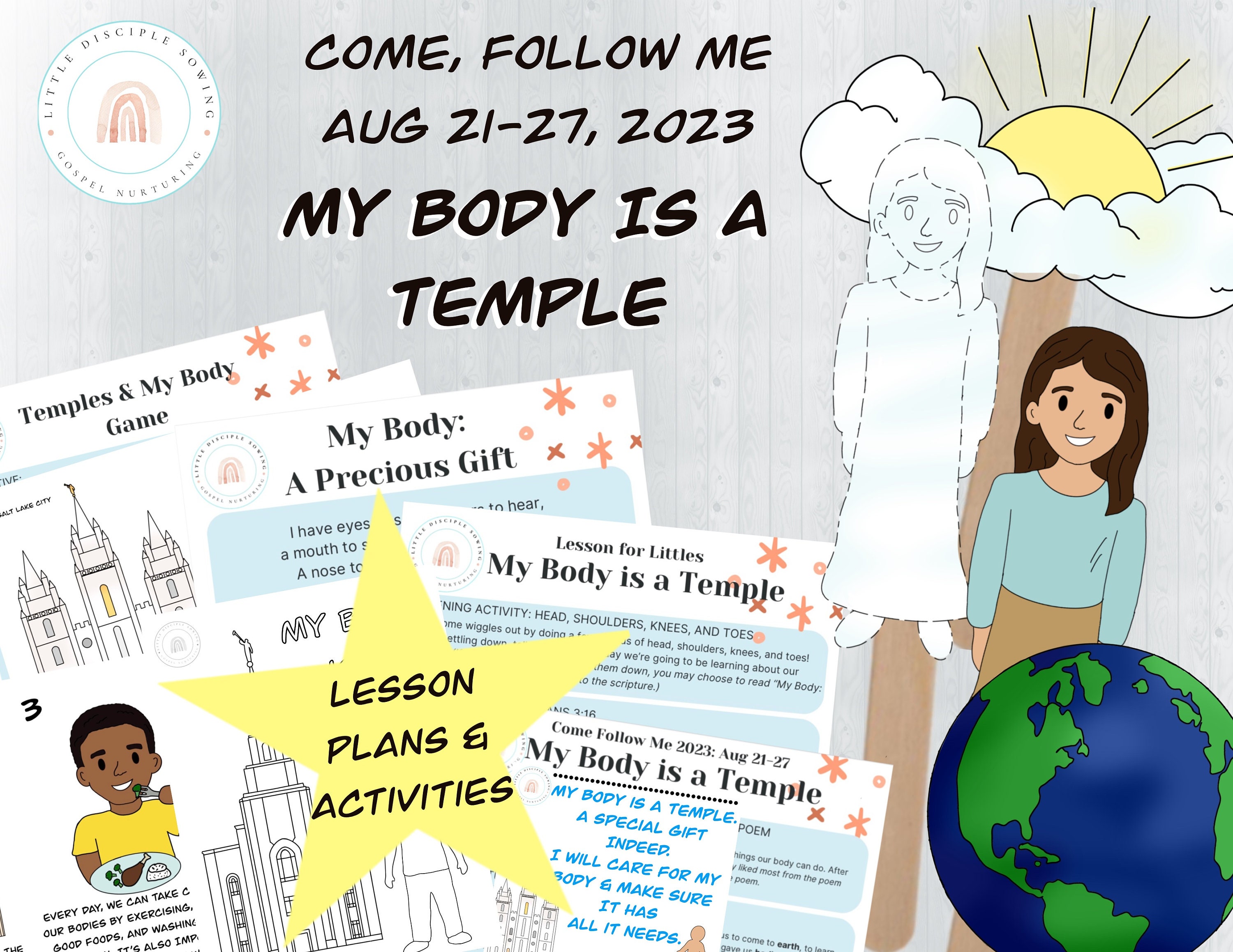 Come Follow Me 2023 | Aug 21-27| My Body is a Temple Lesson and ...