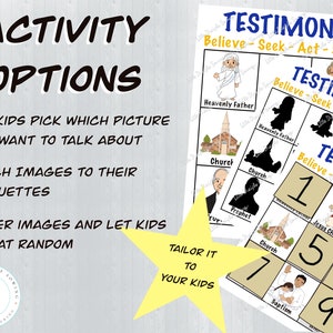 Come, Follow Me 2023 | April 10-16 | Testimony Lesson Printable ...