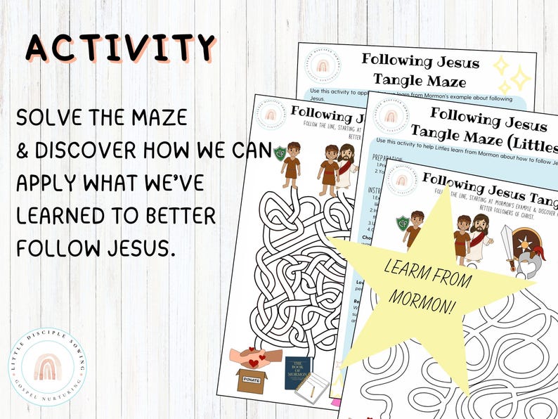 Come Follow Me 2024|oct 28-nov 3|following Jesus Lesson & Activities ...