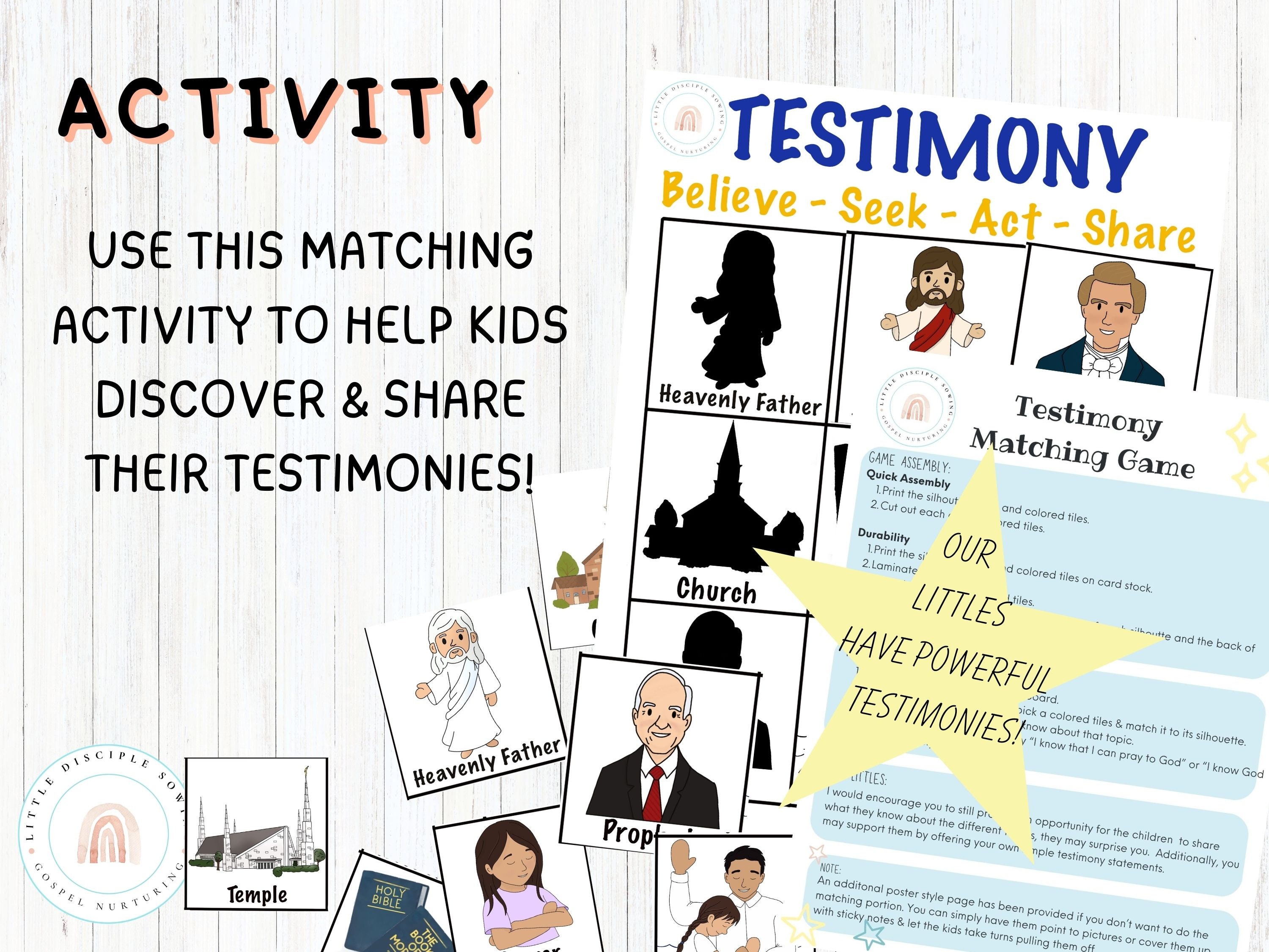 Come Follow Me 2024| Jan 8-14| Testimony Lesson & Activities| I Will Go ...
