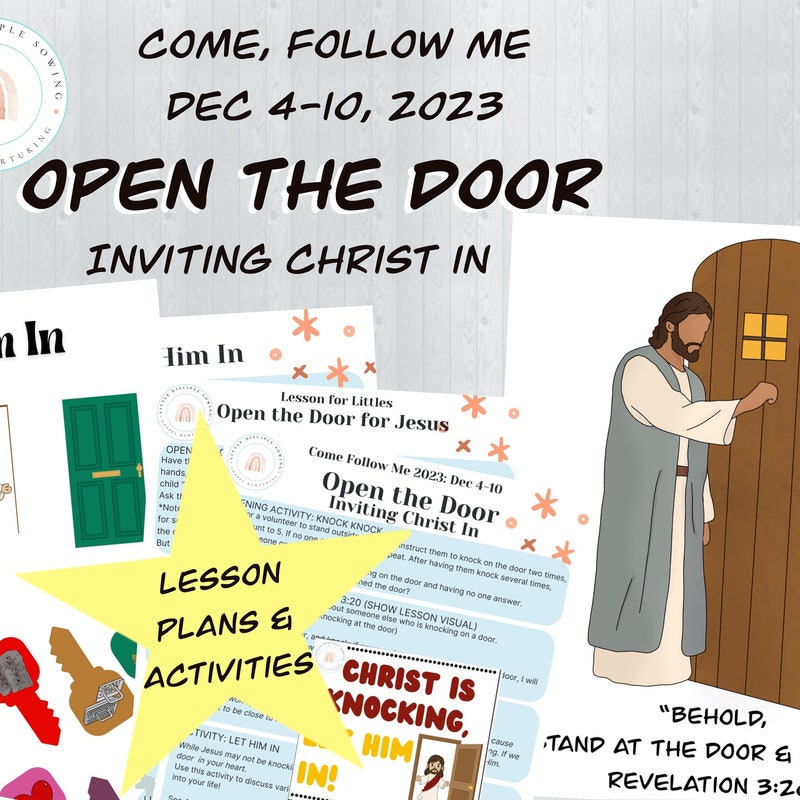 Jesus Knocking Door - Etsy