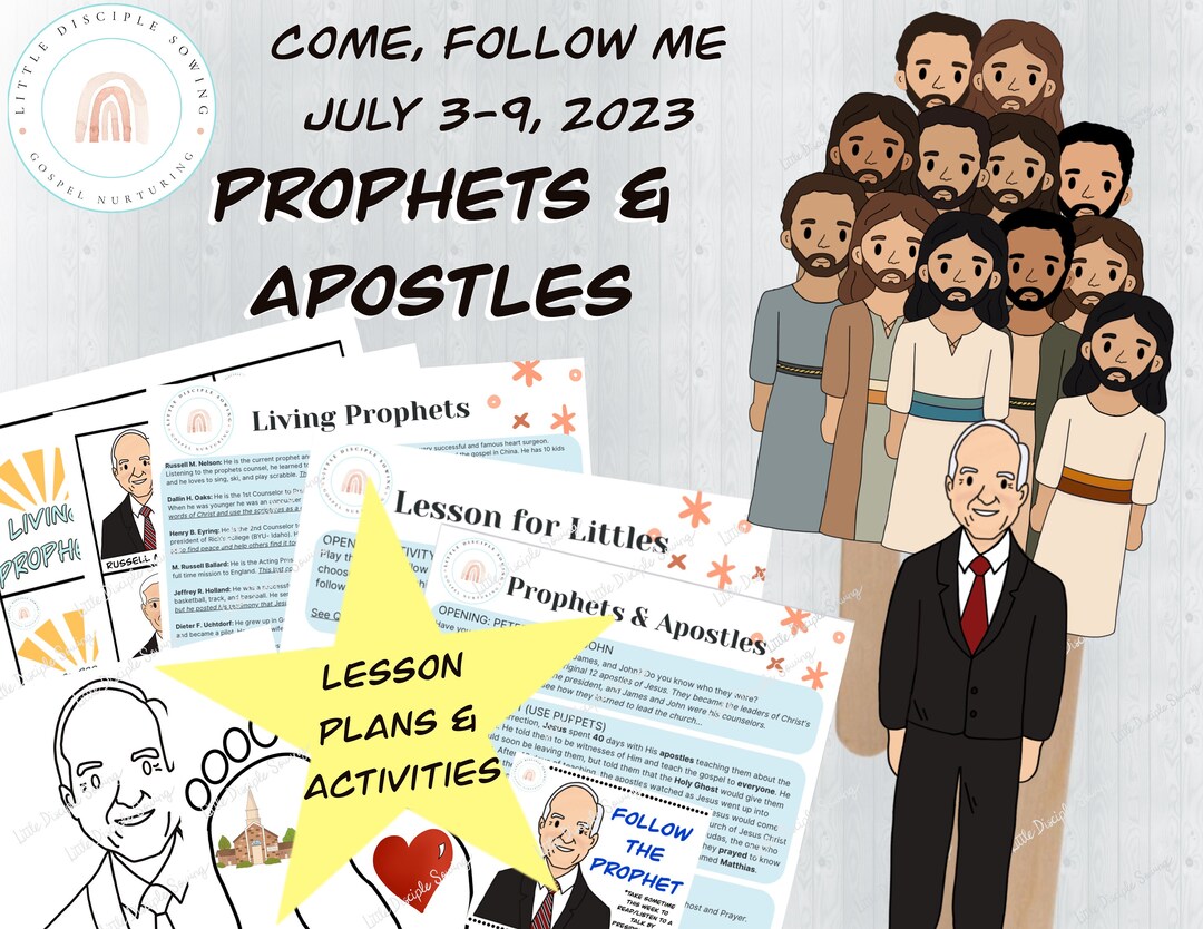 Come Follow Me 2023 | July 3-9| Prophets & Apostles Lesson and ...