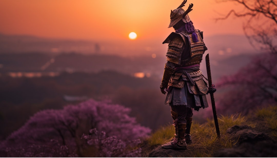 Samurai Looking Into Horizon| Digital Art | AI Generated |AI Art ...