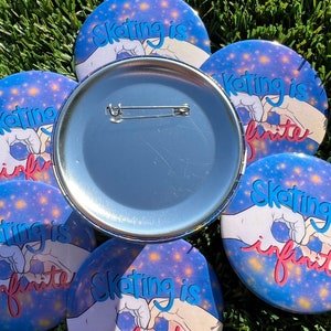 Sk8 the Infinity Badge - Etsy