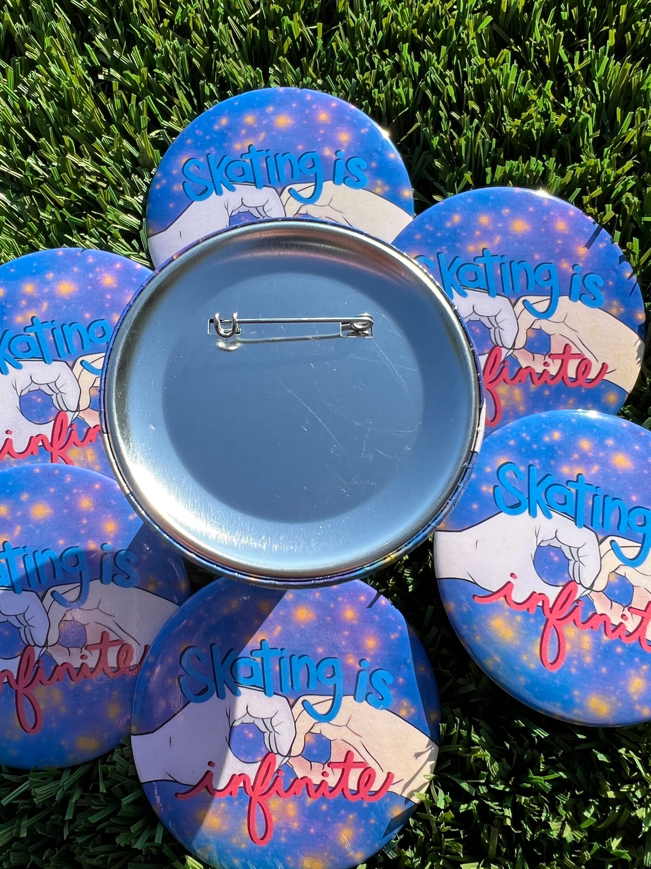 Sk8 the Infinity Badge - Etsy