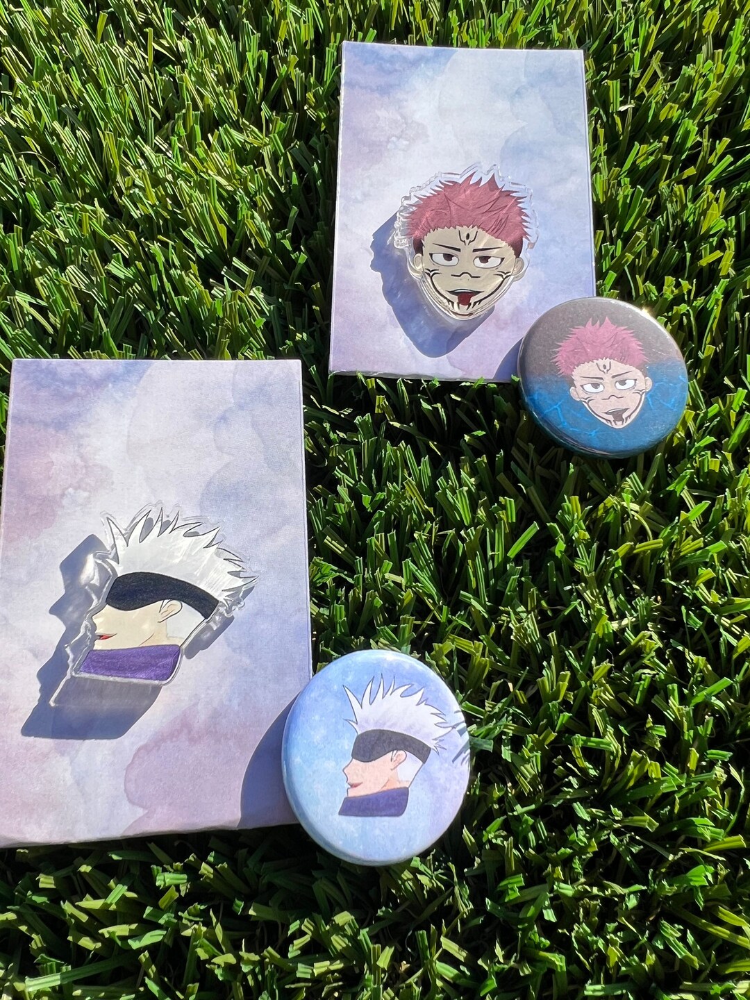 JJK Acrylic Pin: Anime Character Pins (1" or 1.25") - Etsy