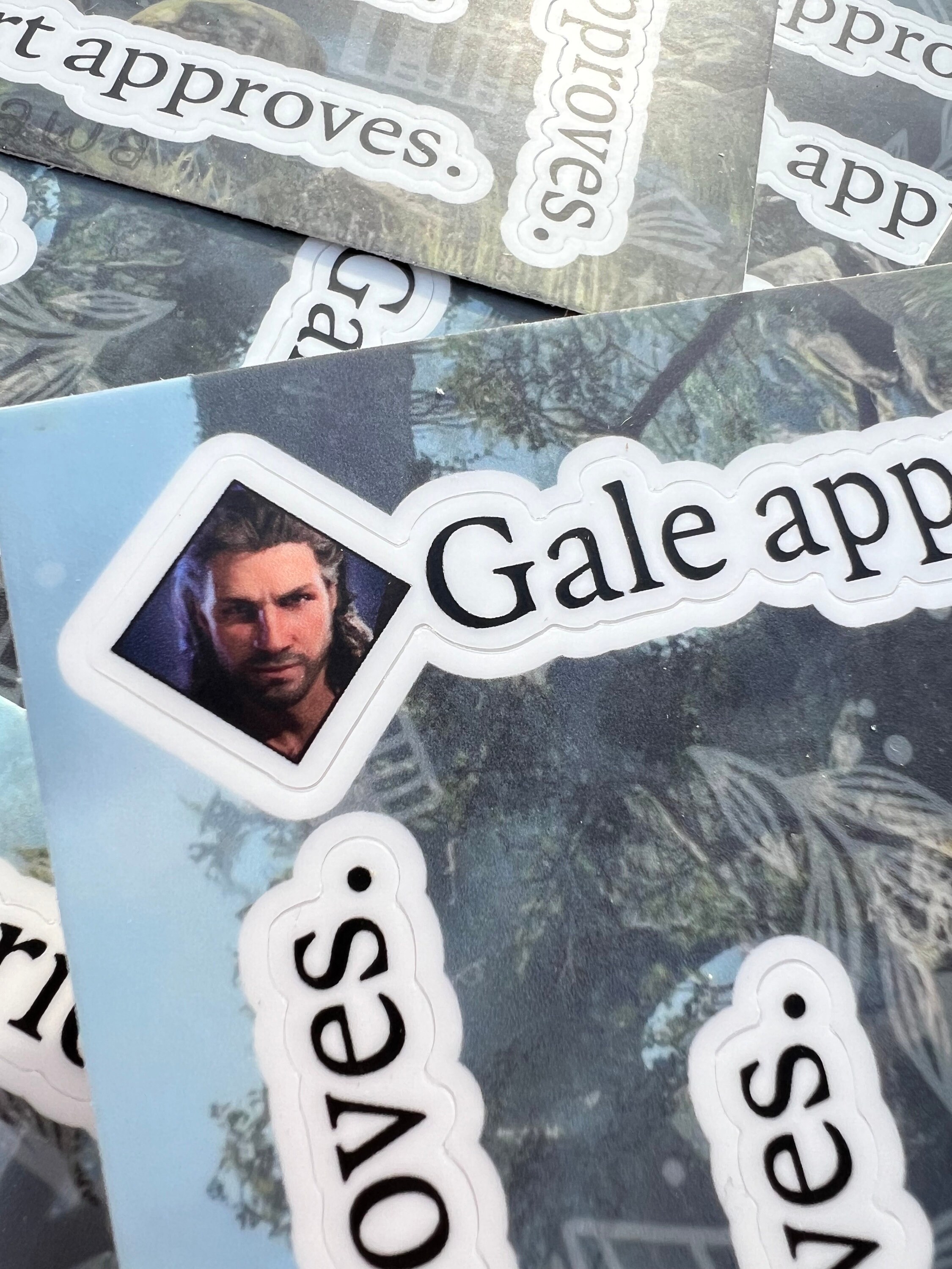 BG3 Approval Sticker Sheet - Etsy
