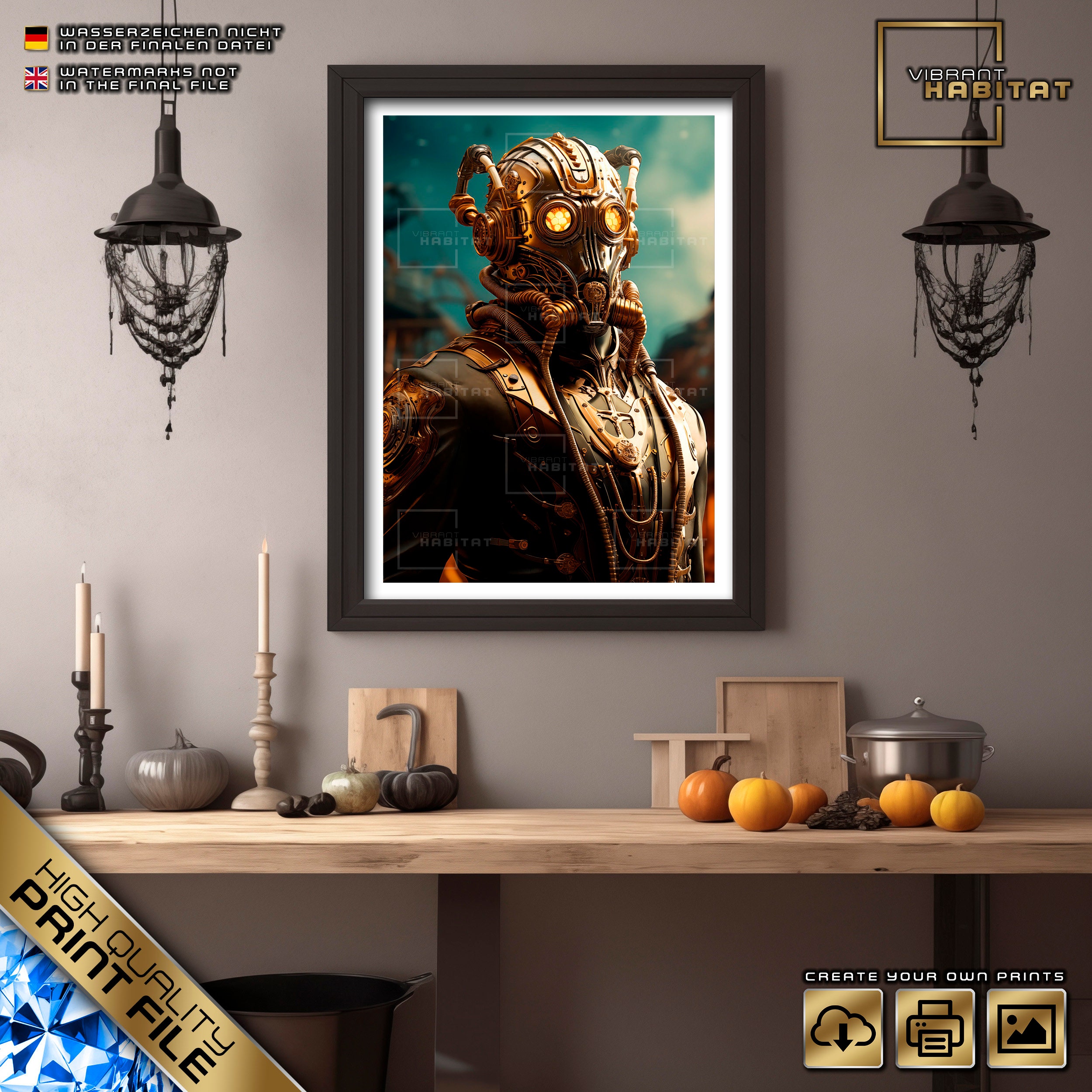 Brass Heroes Steampunk Poster, Steampunk Artwork, Industrial Art ...