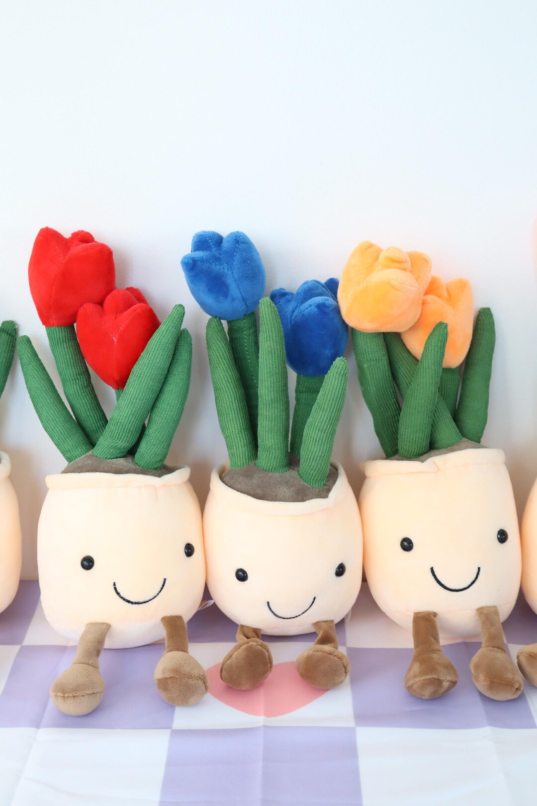 Tulips Flowers - Pot Plant Plushy / Plushies / Birthday Gift ...