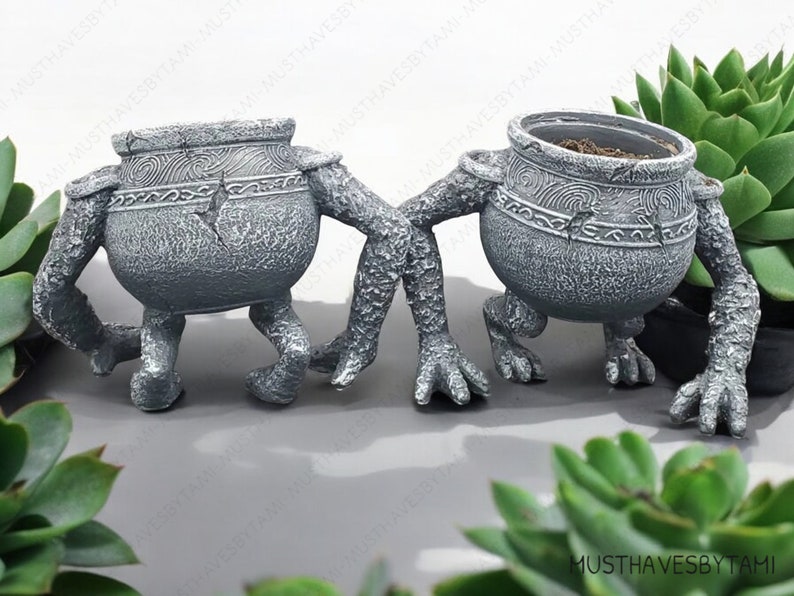 Elden's Ring Peripheral Warrior Pot Alexander Jar Pot Brother Hand-made ...