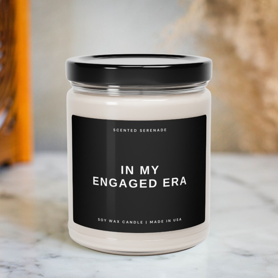 In My Engaged Era Soy Candle, Engagement Gift, New Bride Gift Future ...