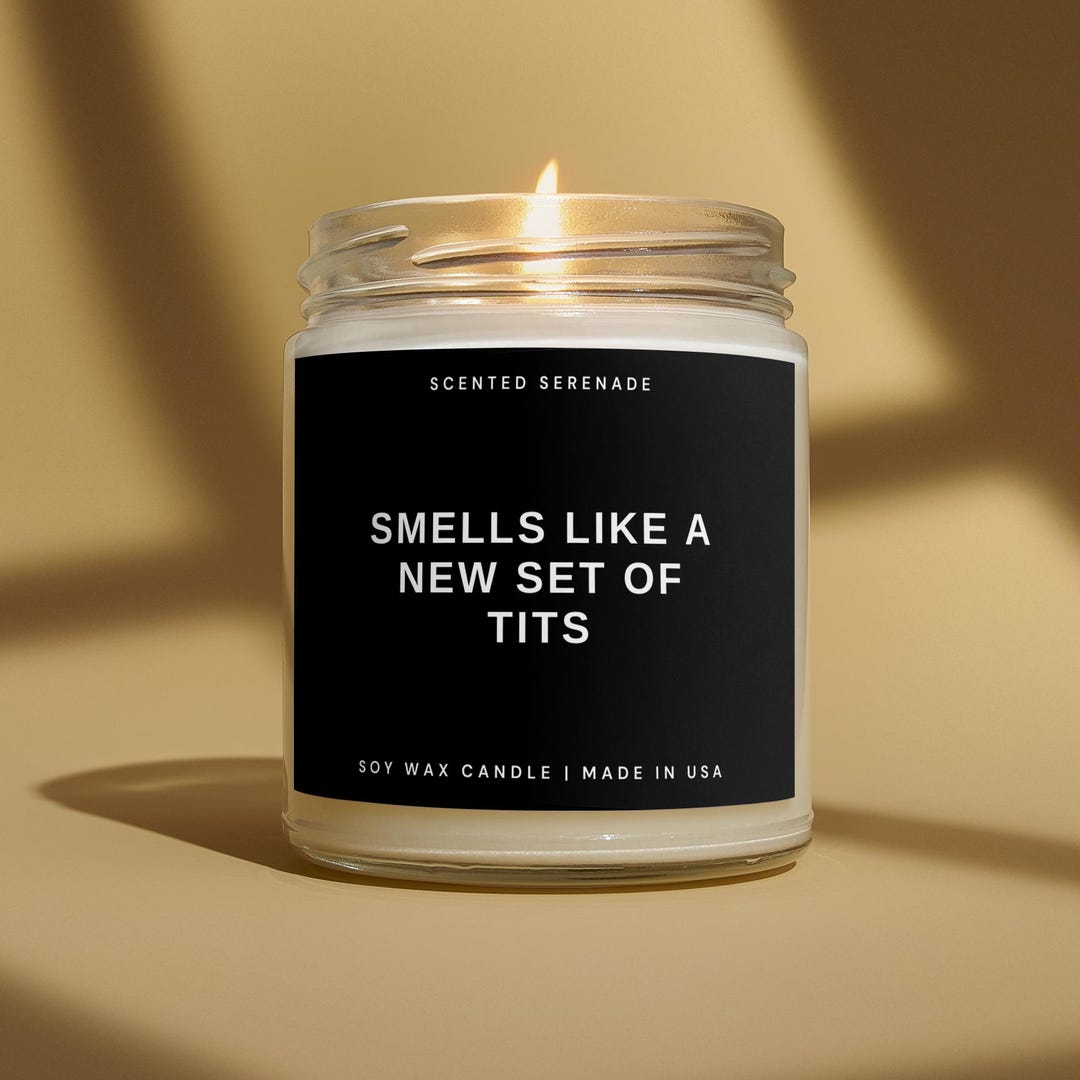Boob Job Candle Gift, New Set of Tits, Funny Boob Job Gifts, Breast ...