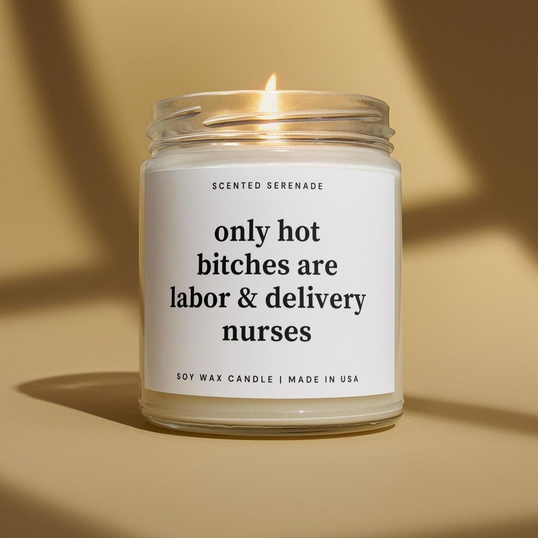 Labor and Delivery Nurse Candle, L&D Nurse, Nurse Gift Idea, Nurse ...
