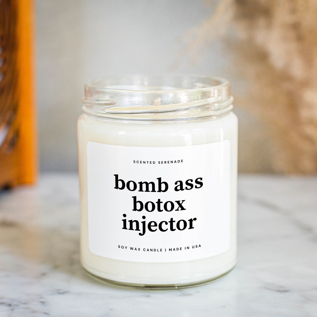 Bomb Ass Botox Injector Candle, Medspa Gift, Injector Gifts, Medspa ...