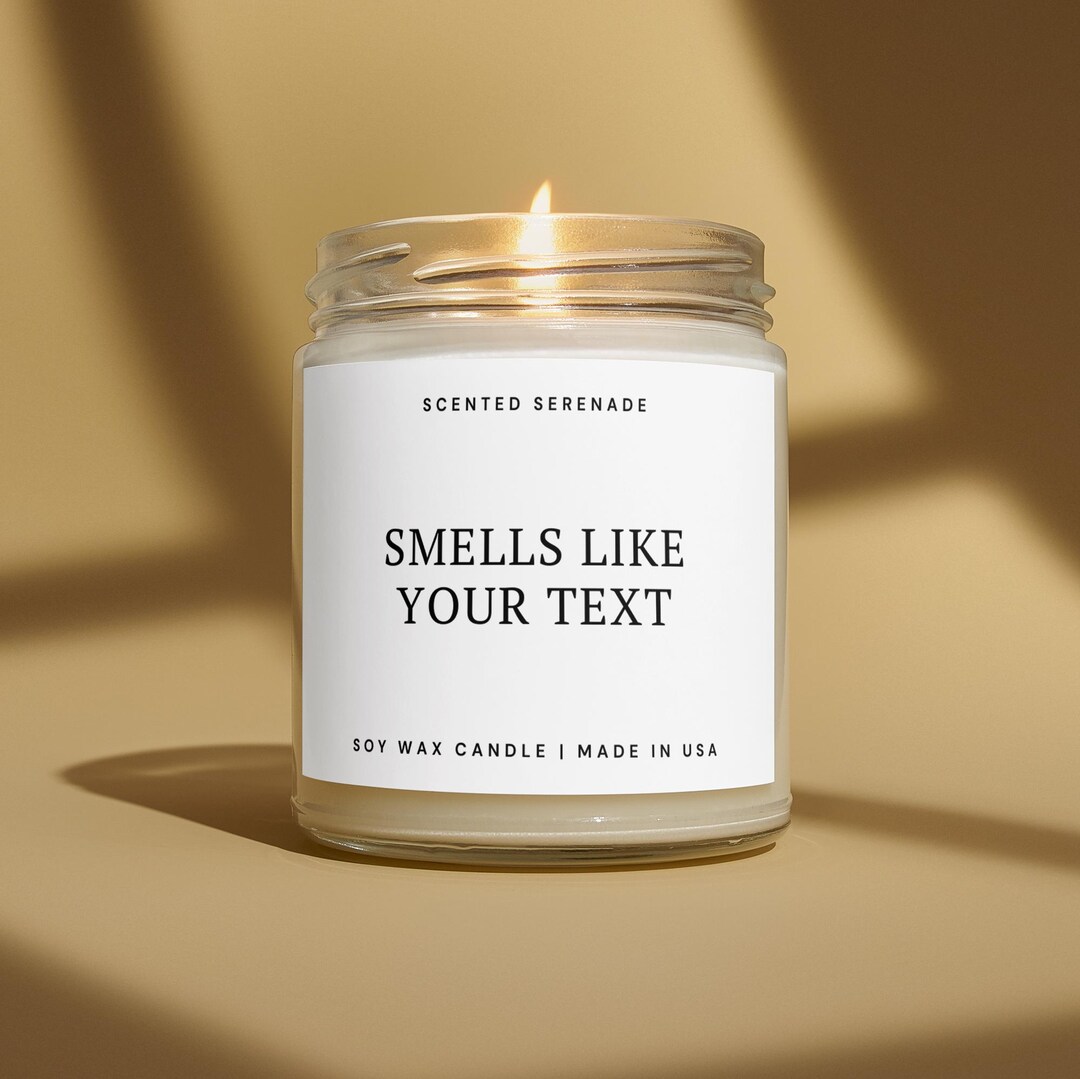 Custom Candle Gift Box, Personalized Candle, BFF Birthday Gift Idea ...