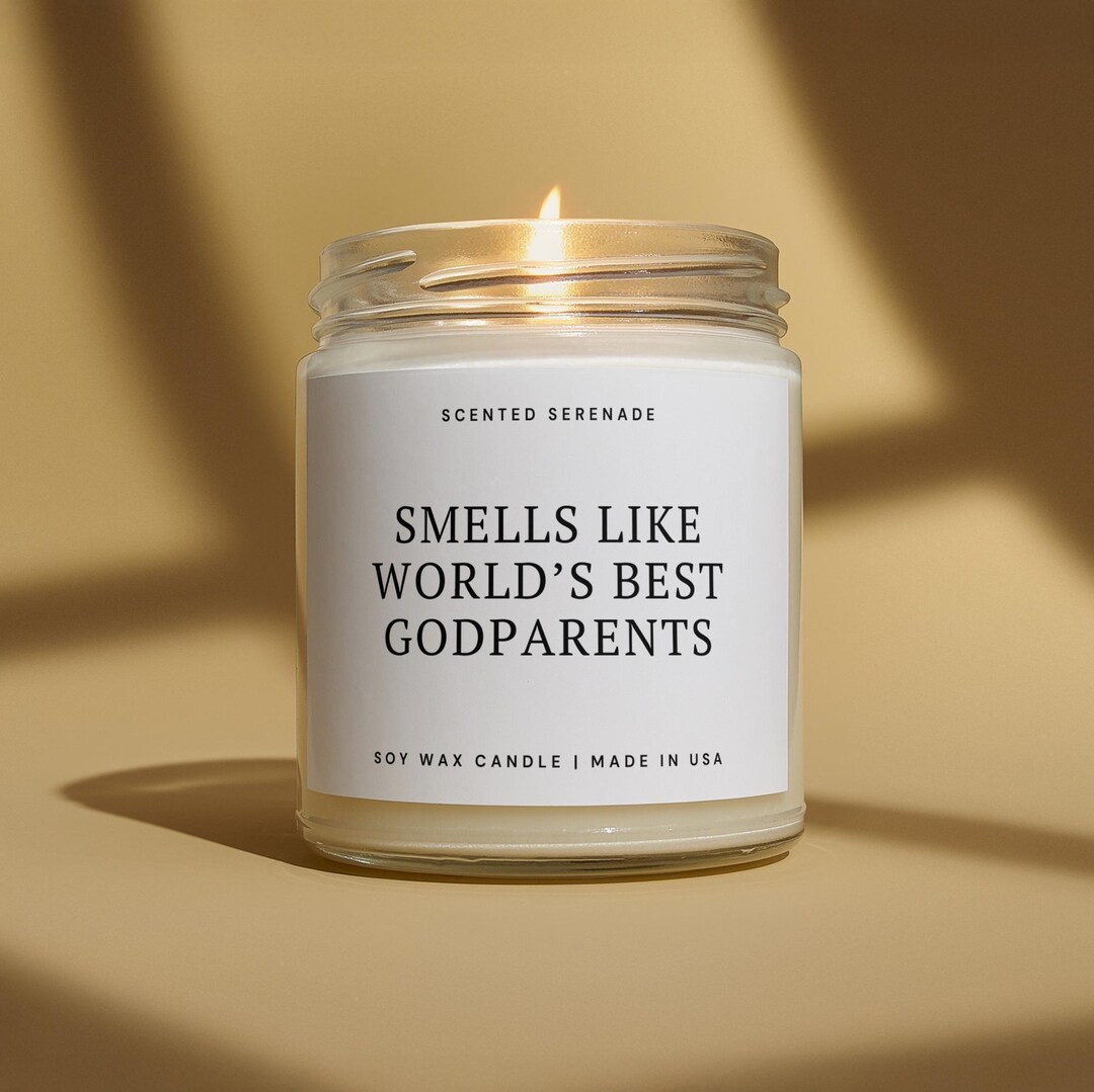 Worlds Best Godparents Candle, Godparent Proposal, Godmother Godfather ...