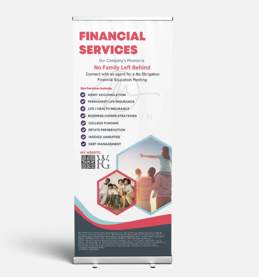 Professional Retractable Banner for Financial Services - Etsy