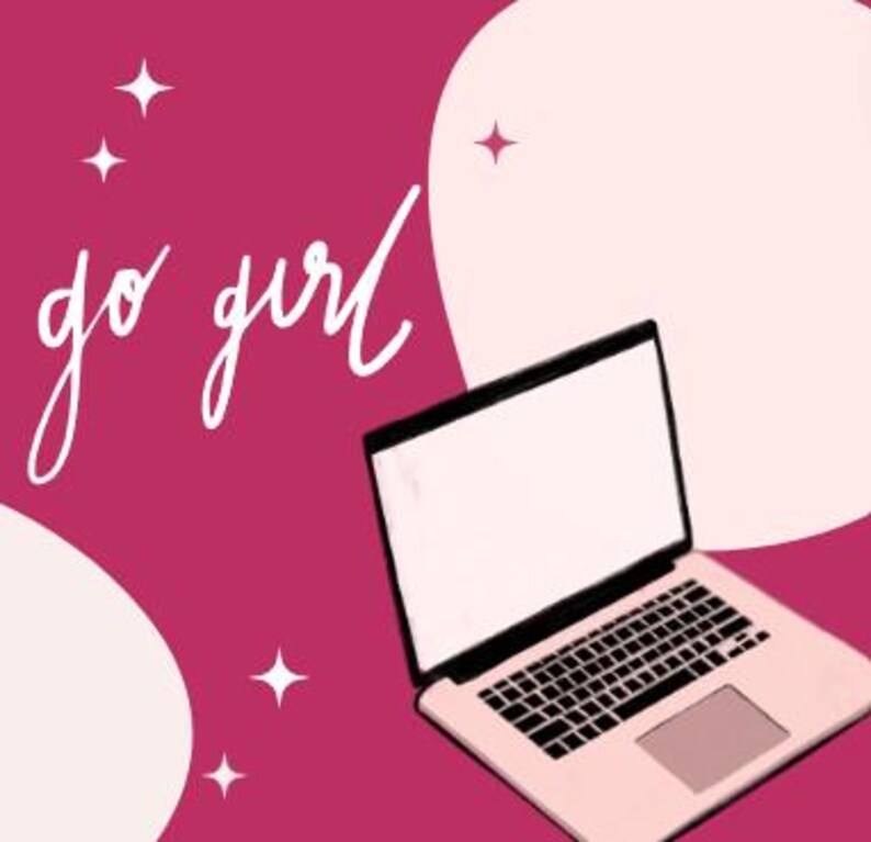 55 Digital, Editable, and Printable Girl Boss Templates Professional ...