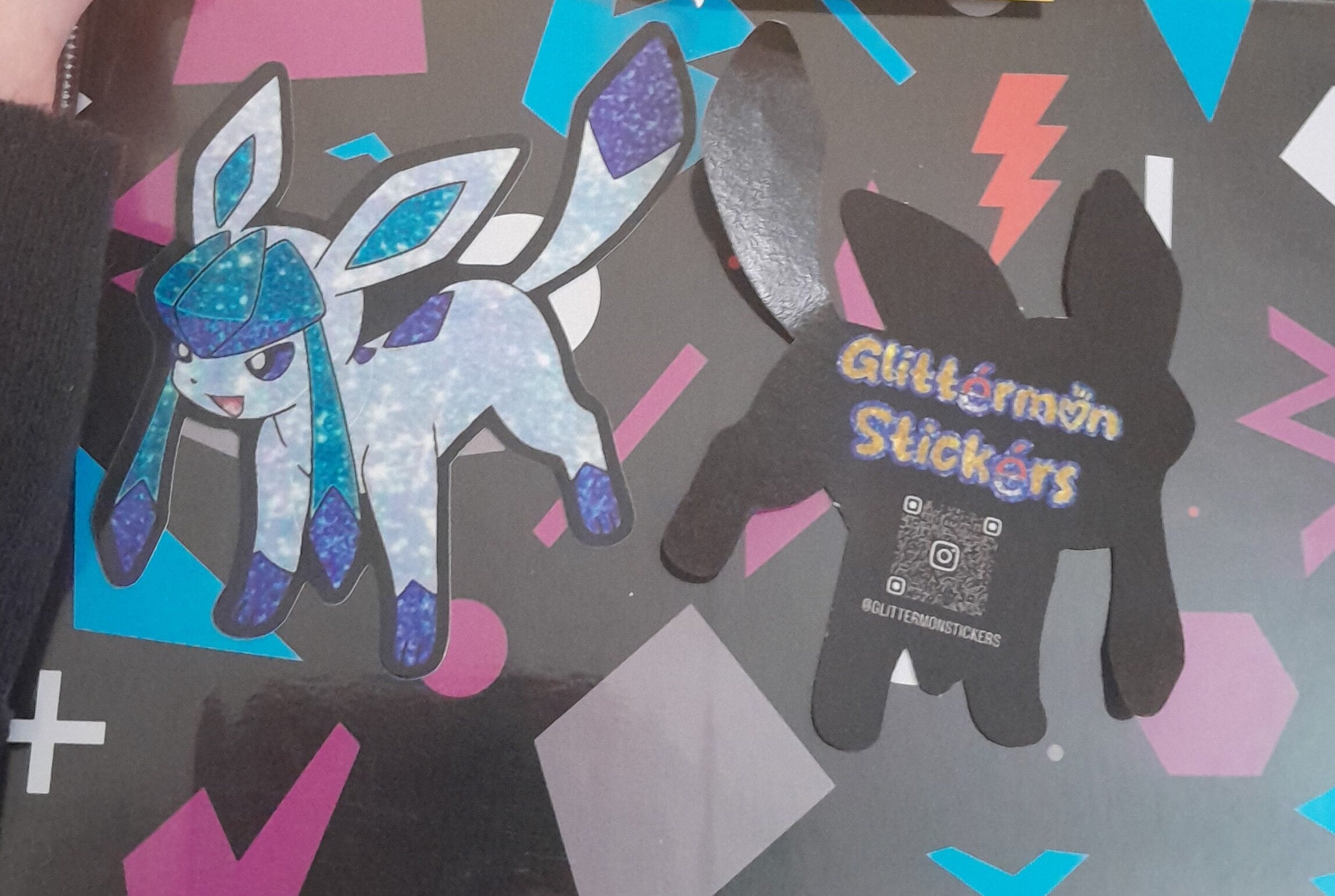 Glitter Glaceon Sticker - Etsy