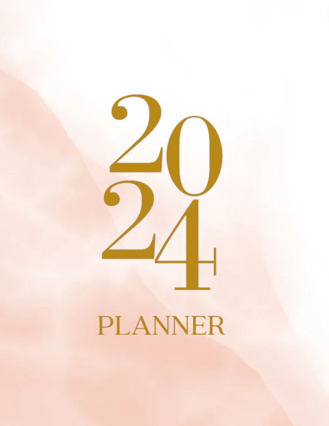 365 Days 2024 Digital and Printable Planner With Monthly Goal Tracking ...