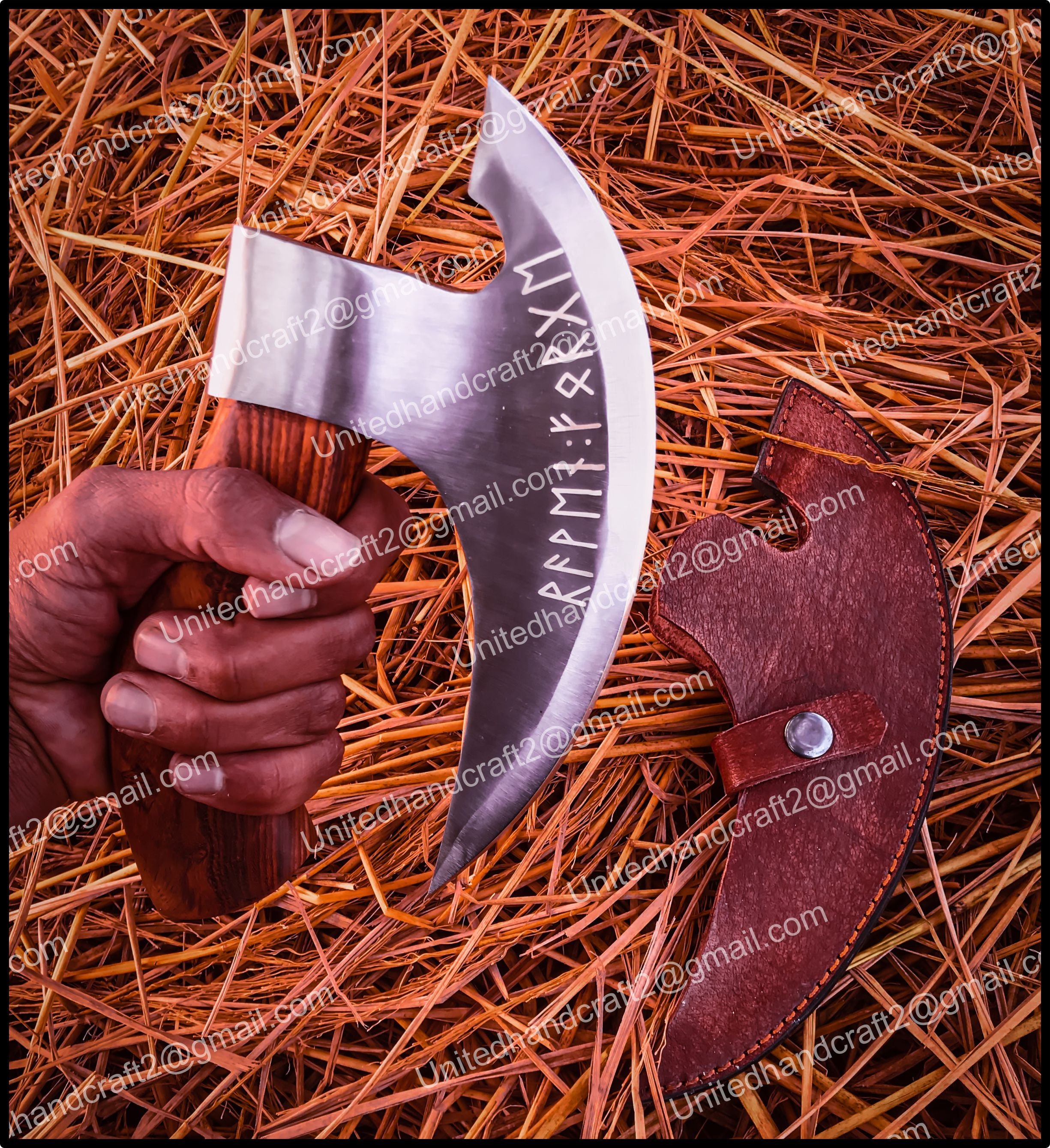 Hand Forged Pizza Cutter Axe Pizza Axe Handmade Camping - Etsy