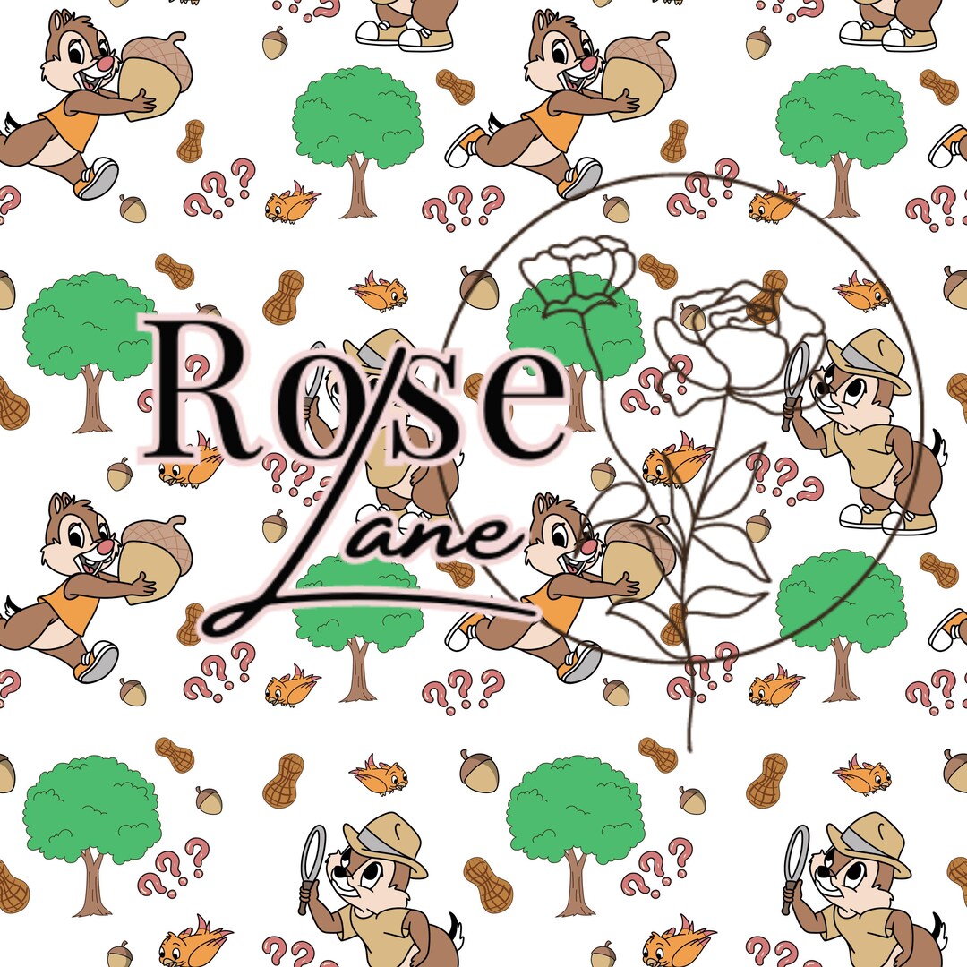 Chip and Dale on the Hunt : Seamless Digital Patterns for Magical ...