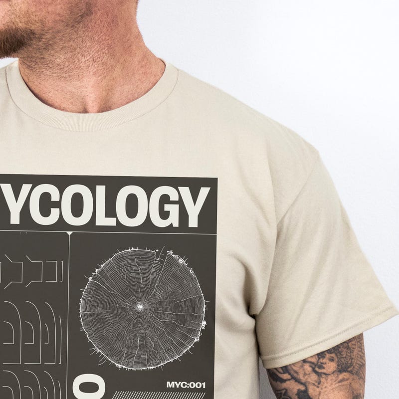 Mushroom Study Tshirt - Etsy