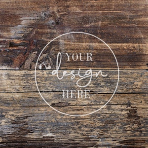 Rustic Dark Brown Wood Background Mockup, Digital Jpeg Stock Photo File ...