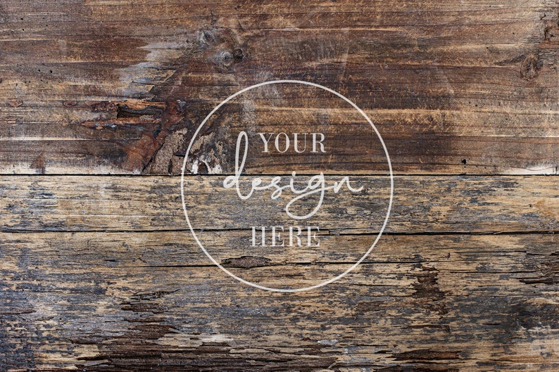 Rustic Dark Brown Wood Background Mockup, Digital Jpeg Stock Photo File ...