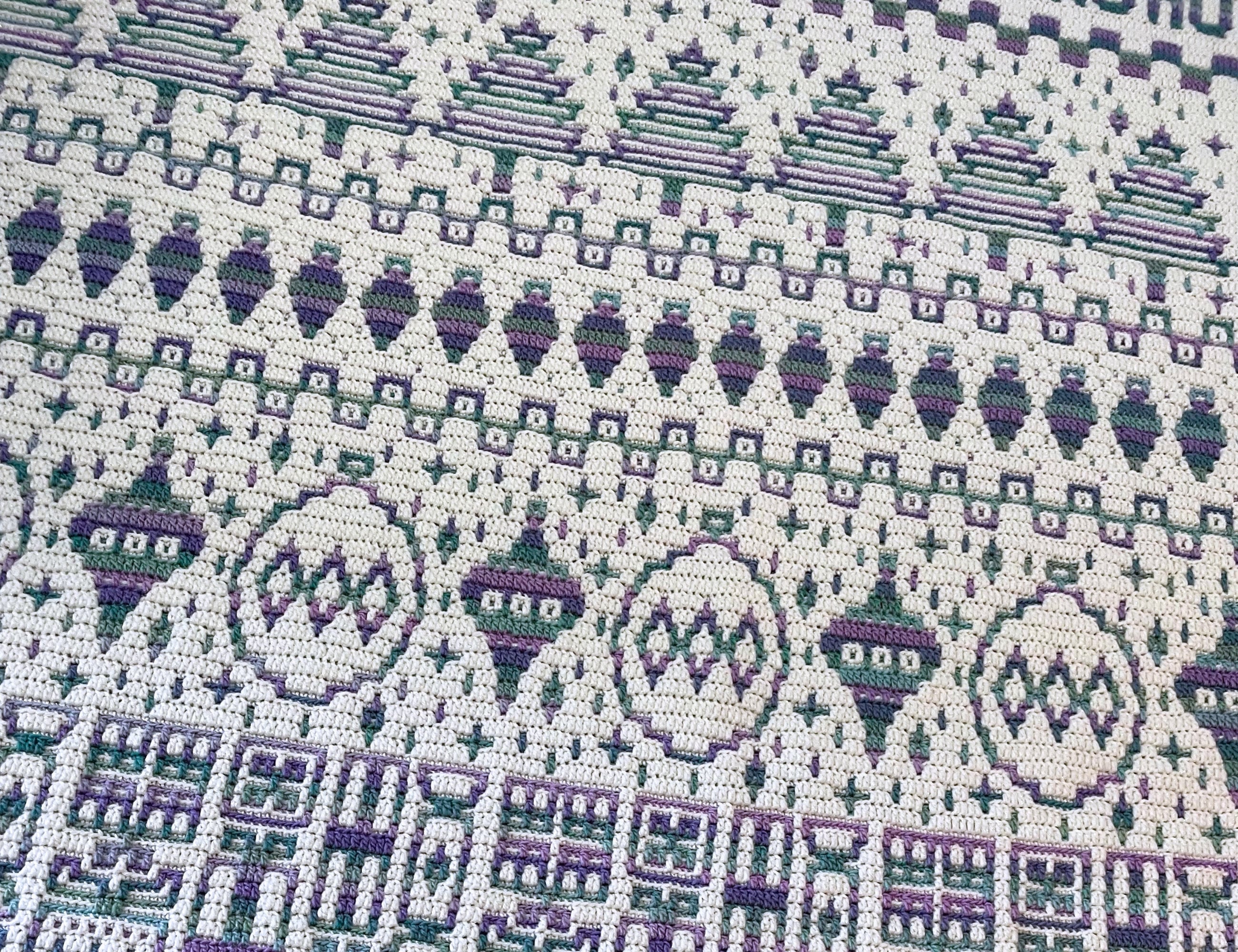 Jolly Holiday Overlay Mosaic Crochet Pattern | PDF Digital Crochet ...